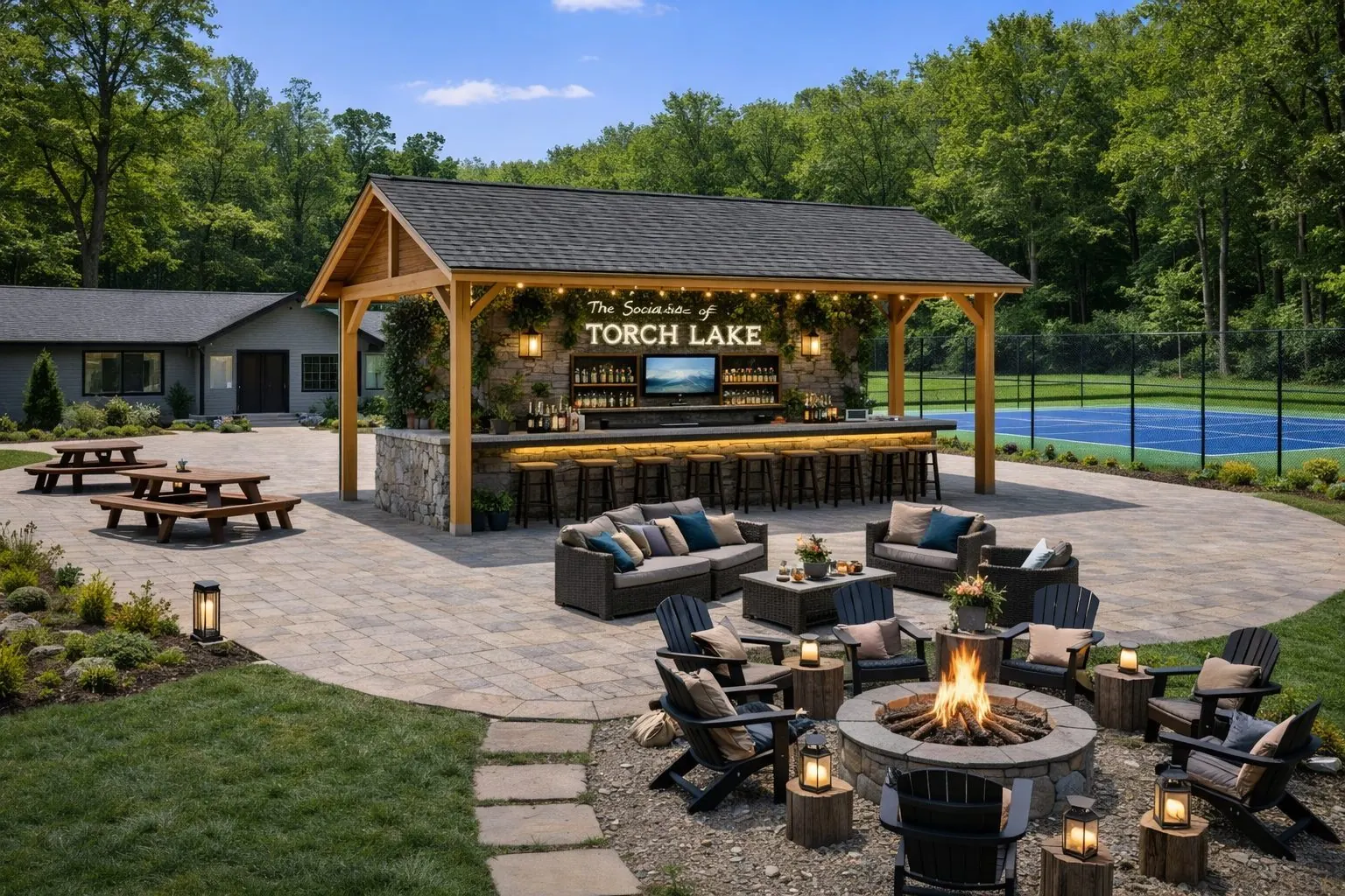 The Sandbar Lodge — Torch Lake, Michigan